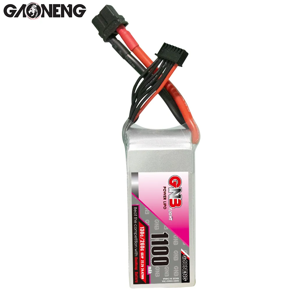 Акумулятор GNB 1100mAh 6S 130C LiPo – 6s батарея з розʼємом XT60 для ...