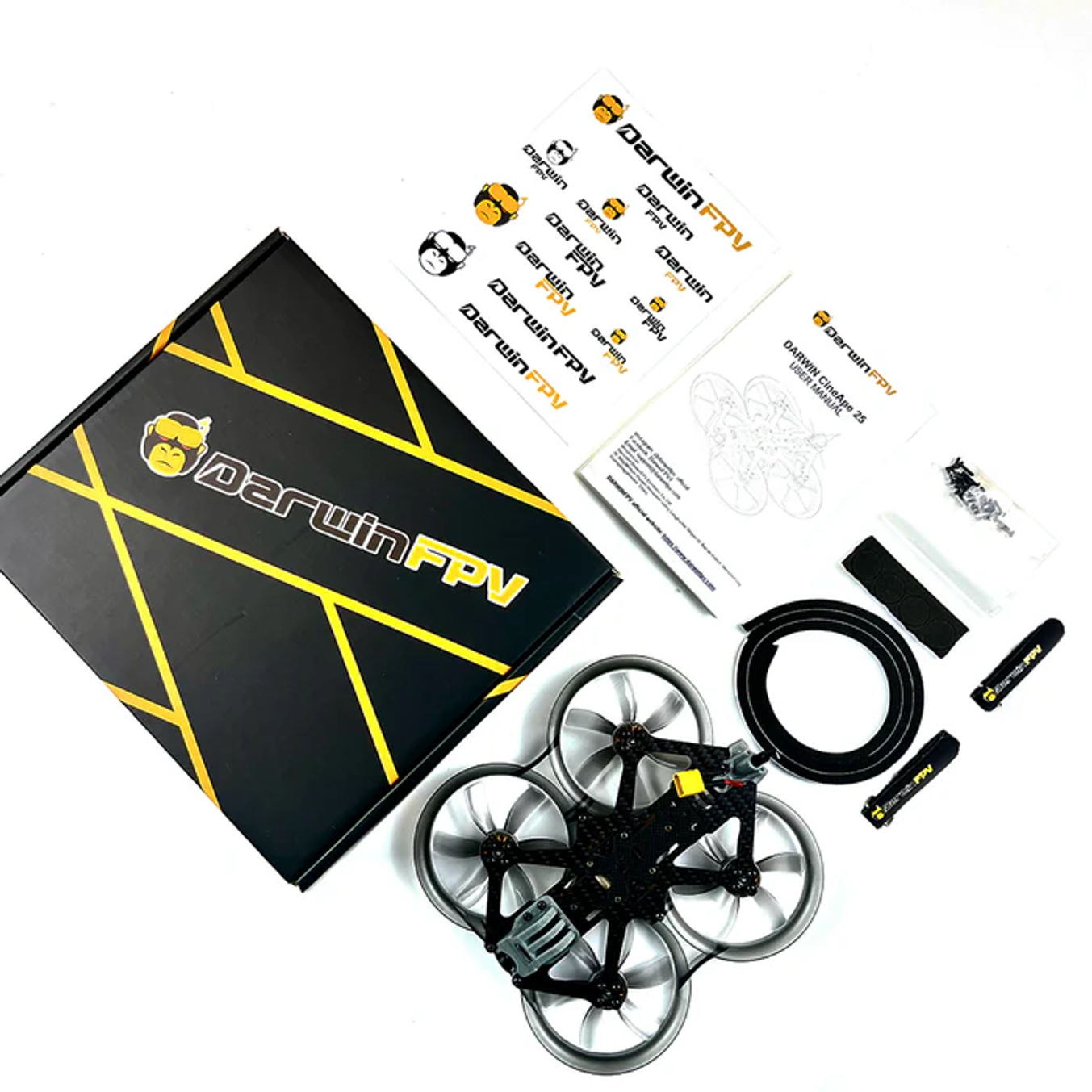 Квадрокоптер DarwinFPV CineApe25 4S Analog ELRS 2.4G – FPV дрон типу ...